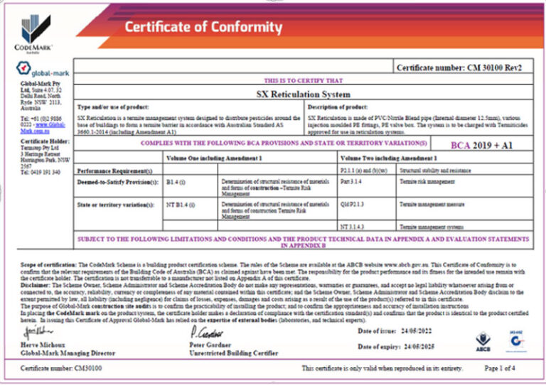 Termstop Reticulation - Meridian Pest Management